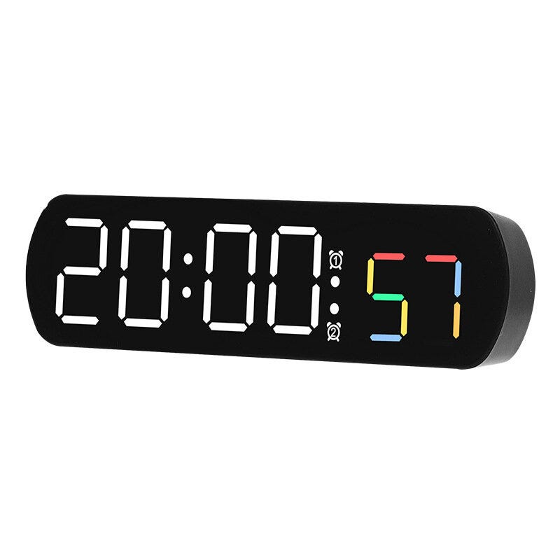 🕰️ Gran Reloj de Alarma Digital de Pared: La Elegancia Funcional para ...