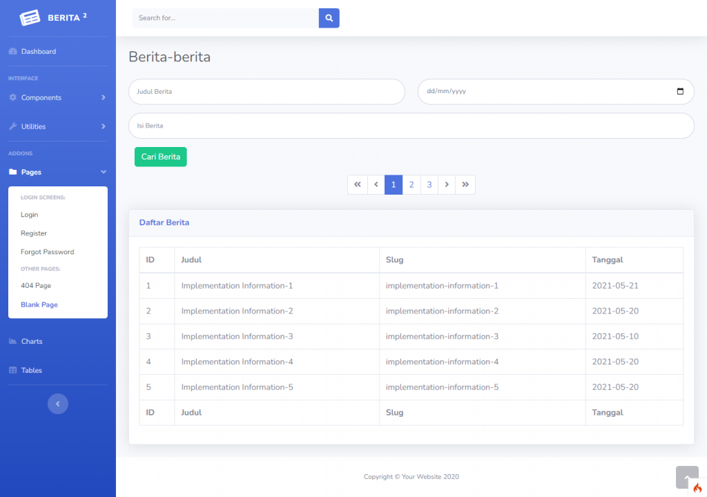 Codeigniter 3 — Instalasi dan membuat layout dengan template | by Yohan Dedik Irawan | Medium