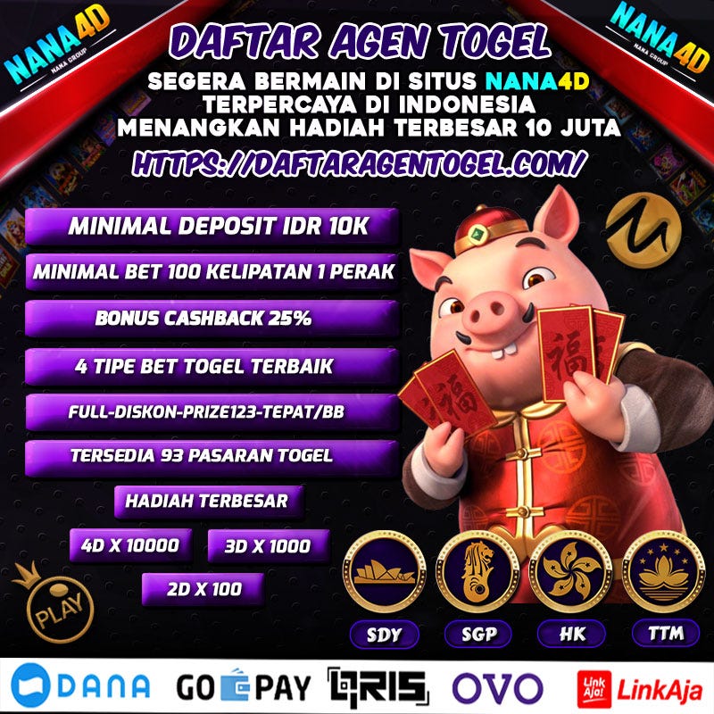 Nana4D 5 Bandar Togel Resmi Hadiah Terbesar dan Paling Popular Di Dunia ...