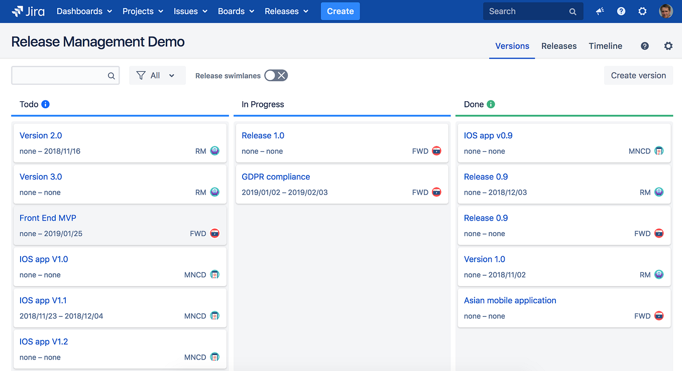 Where is my version 1.23 deployed? or How to manage multiple versions ...