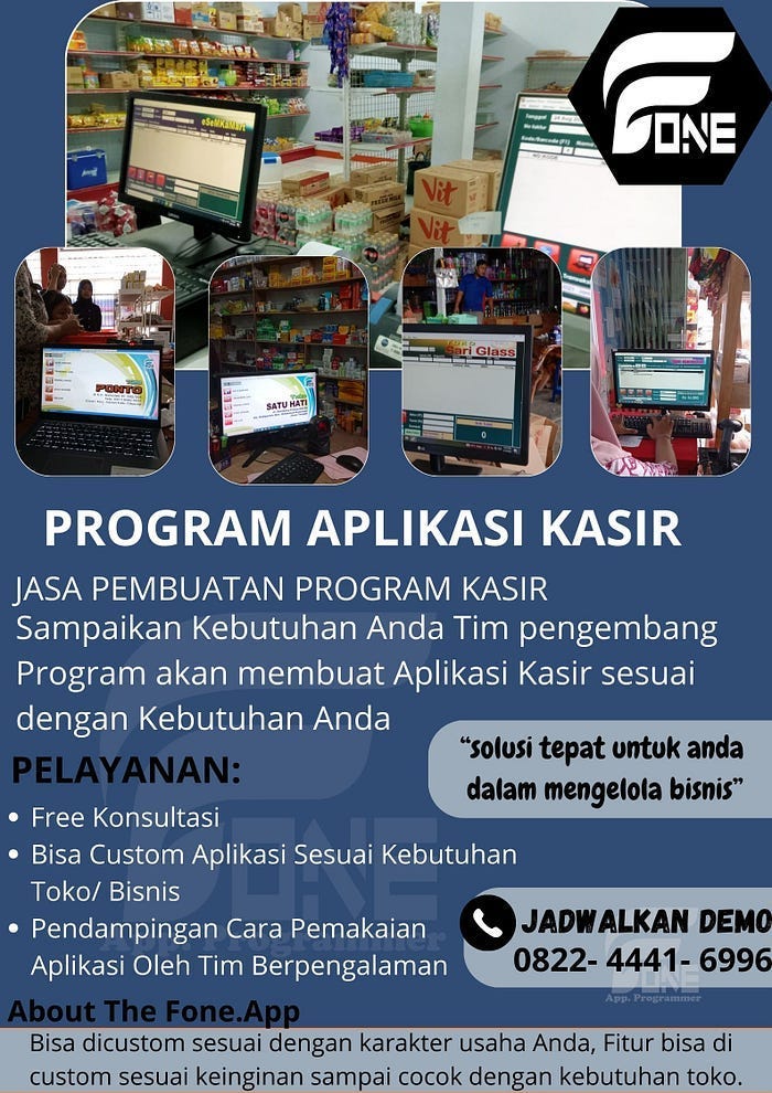 Jual Jasa Pembuatan Aplikasi Kasir | by Jasa Pembuatan Program / Software Kasir Terbaik | Medium