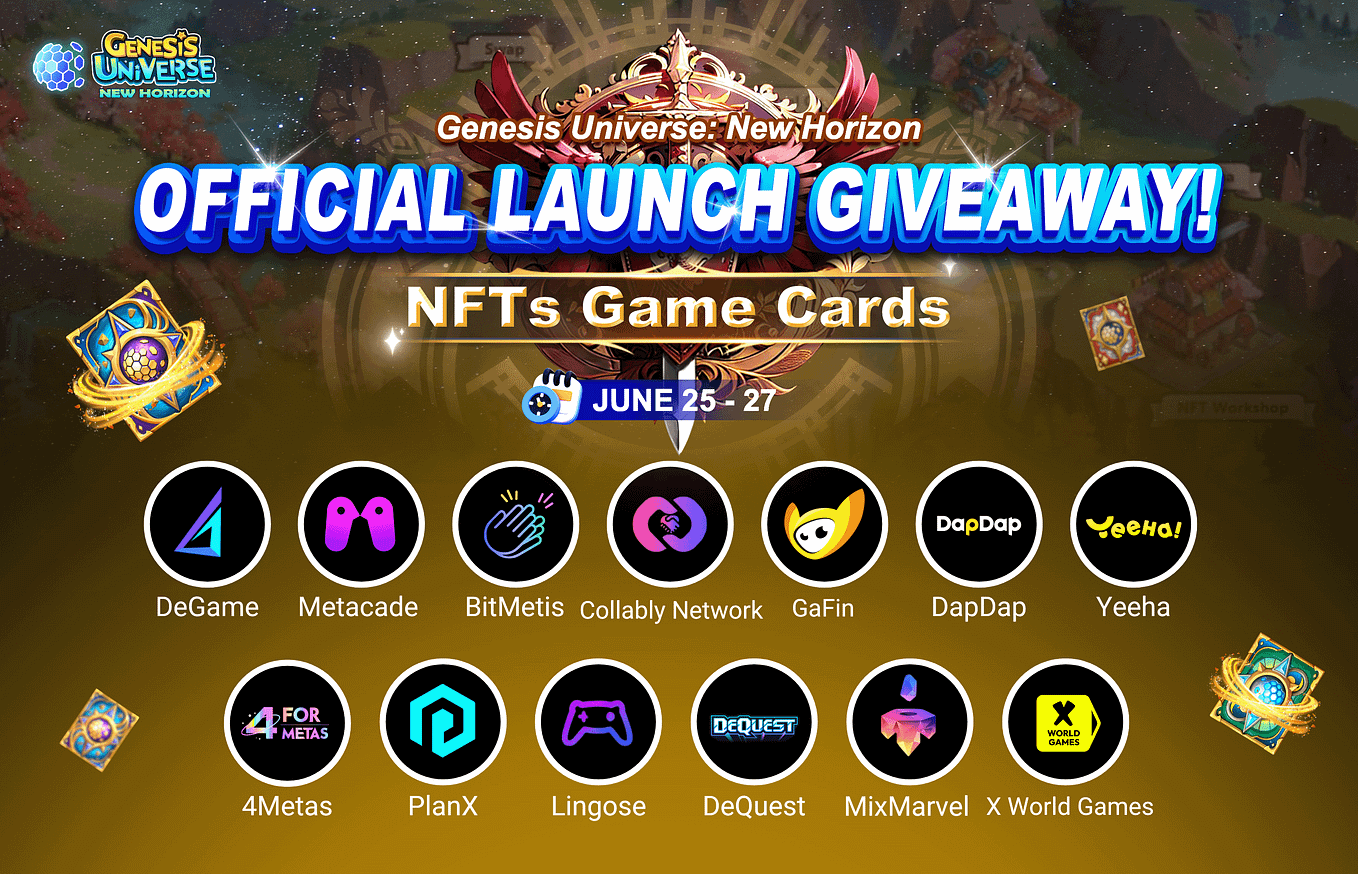 Genesis Universe: New Horizon HODL & EARN Airdrop Giveaway Event | by Genesis Universe | Jul ...