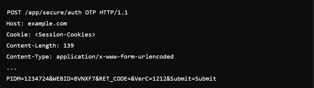 OTP bypass and Account takeover using response manipulation | by Krishnadev P Melevila | InfoSec ...