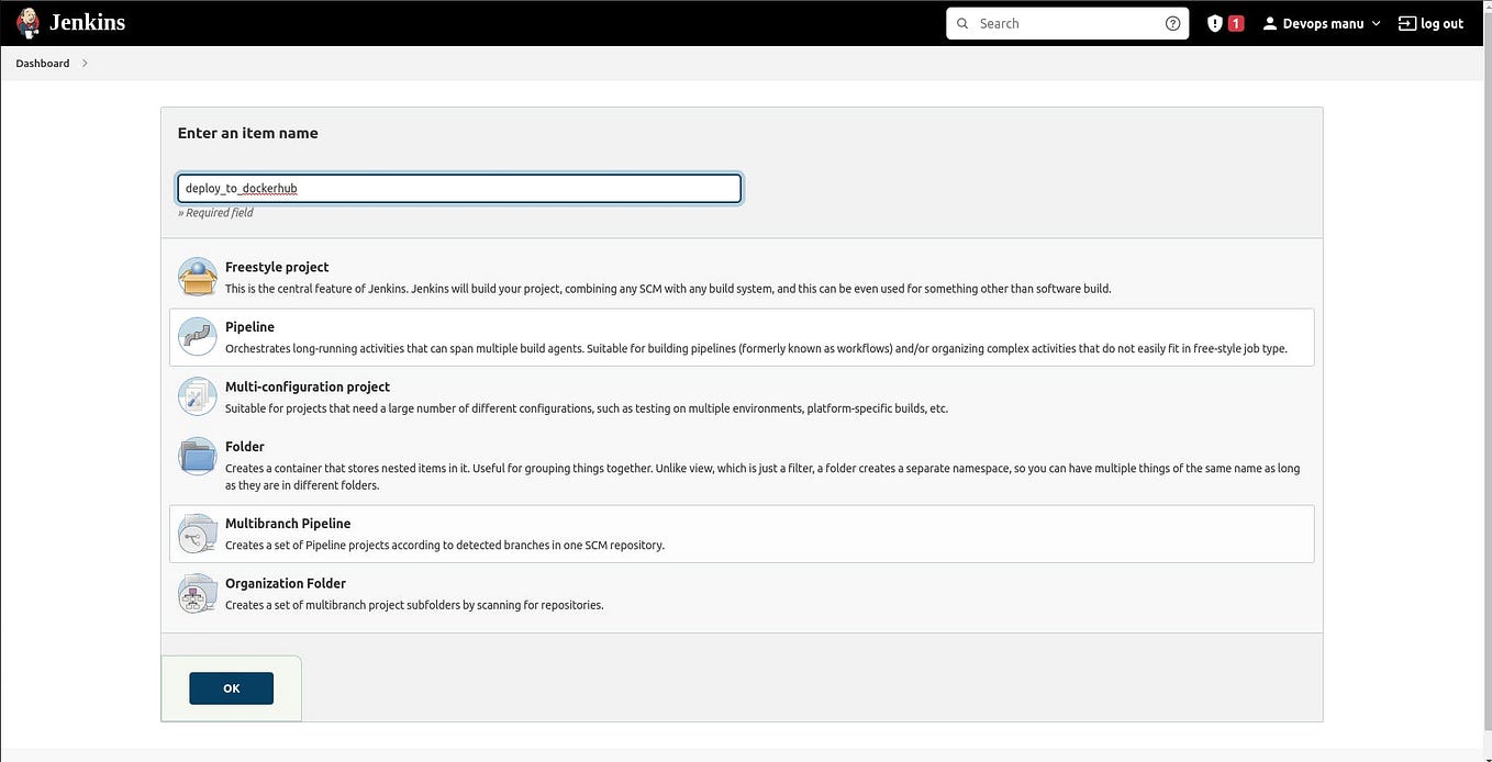Deploy A Django Image To Jenkins Using A Multi Branch Pipeline And Conditionals By Emmanuel