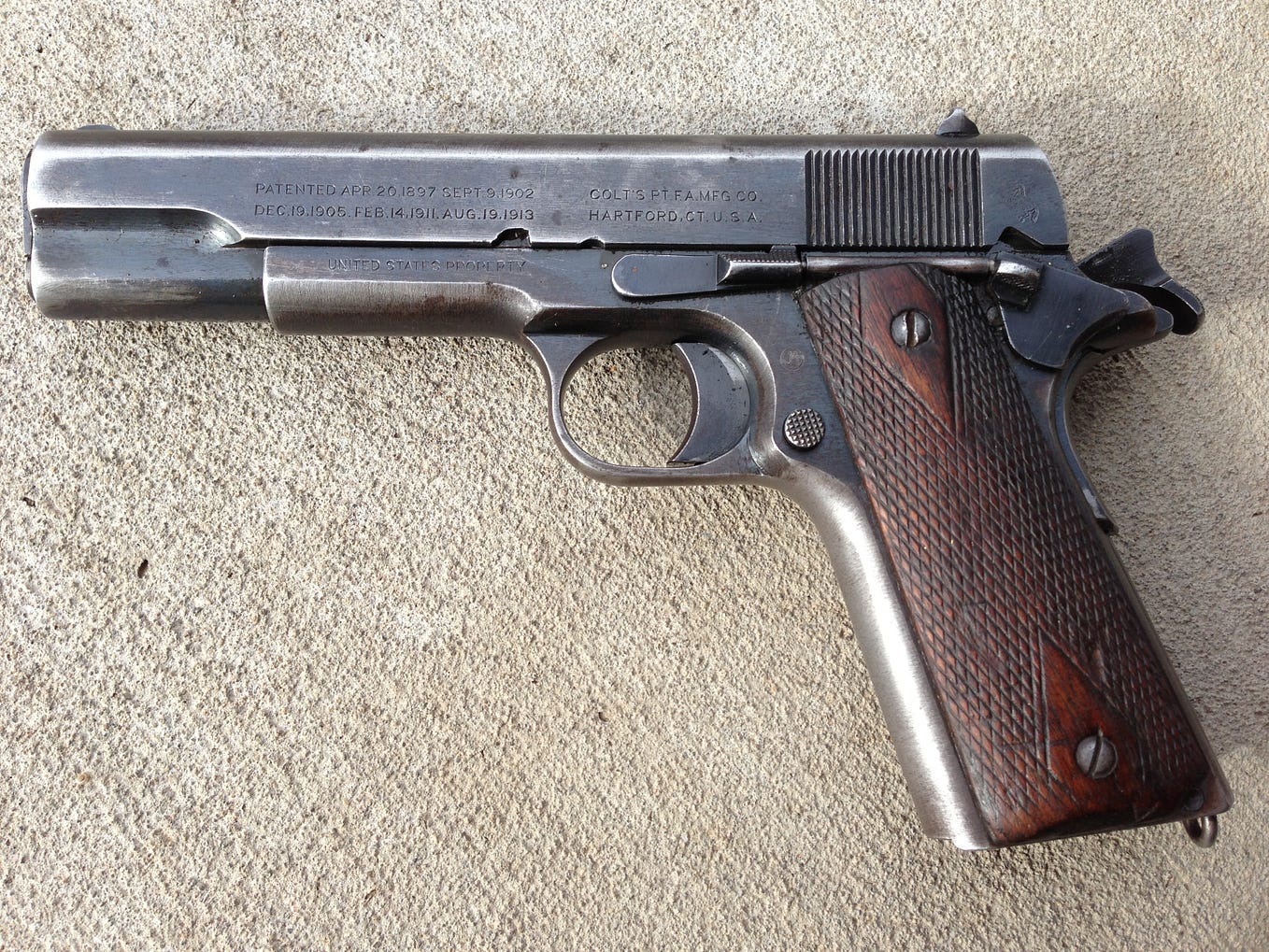 Gaddafi Gold Pistol
