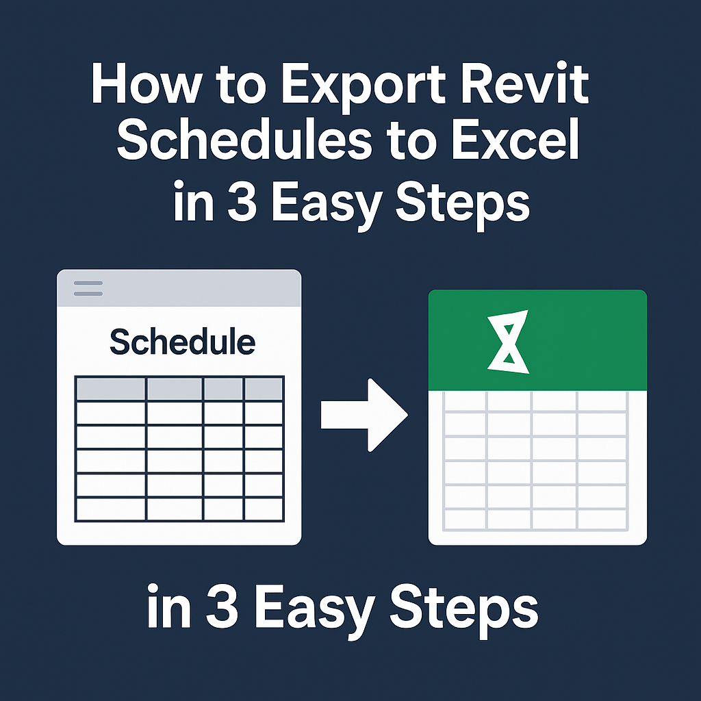 How to Link an Excel Spreadsheet into Revit | by Ideate Software | Medium