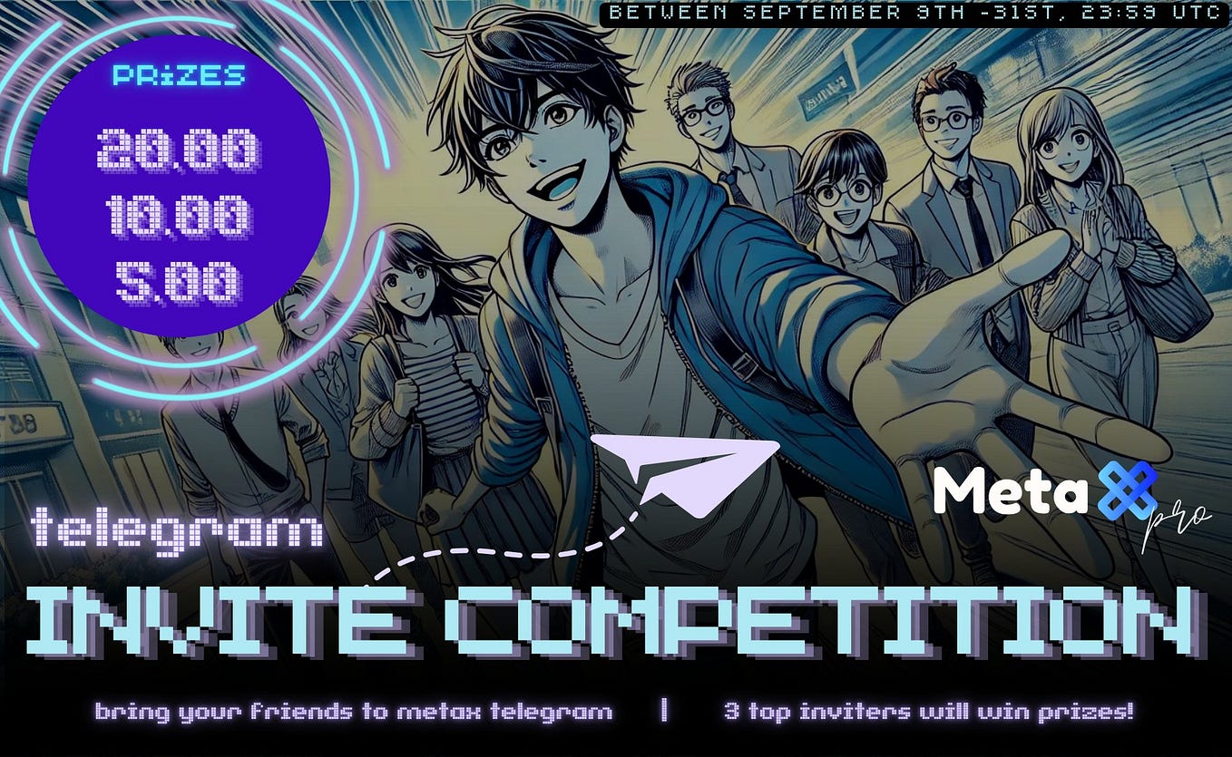 MetaX Telegram Invite Competition: 2nd edition! | by METAX Global | Sep, 2024 | Medium