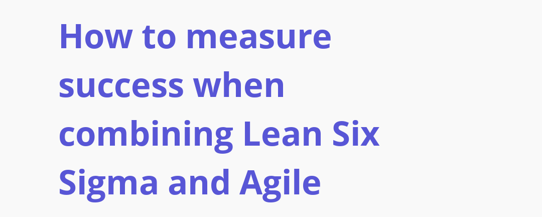 What metrics and measurements should be used when value stream mapping ...