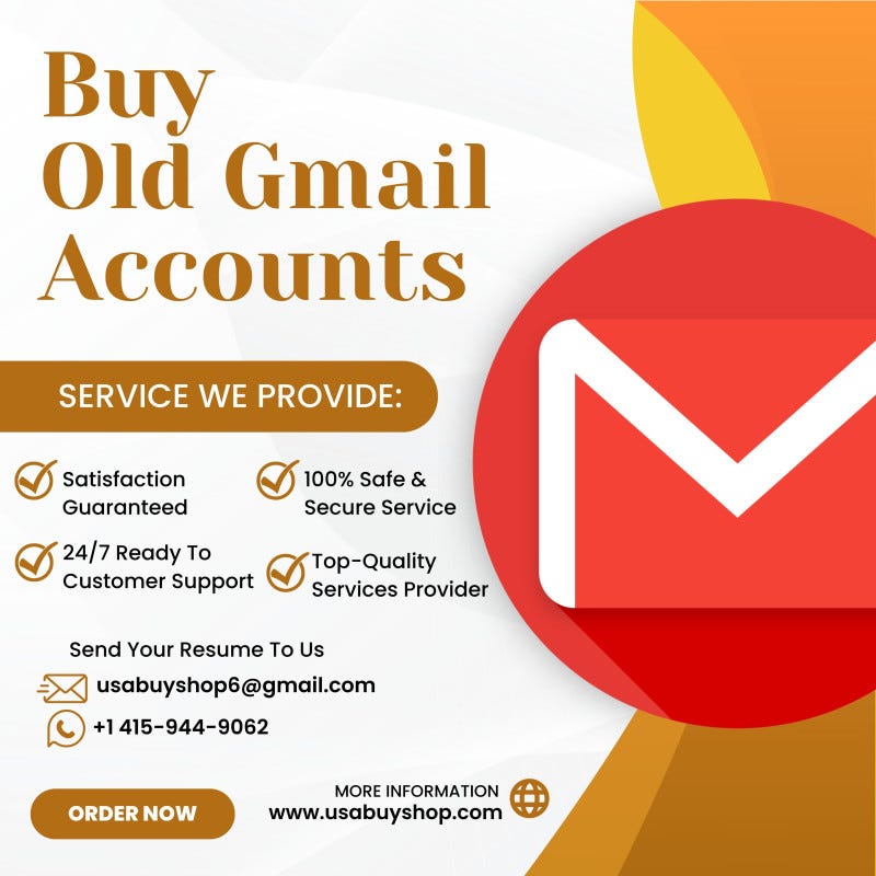 Buy Old Gmail Accounts. In today’s digital age, having a strong… | by ...