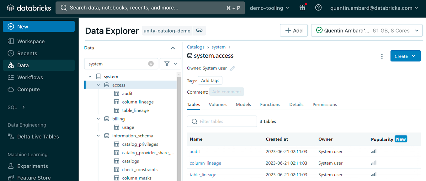 Mastering Databricks System Tables | by Don Hilborn | Medium