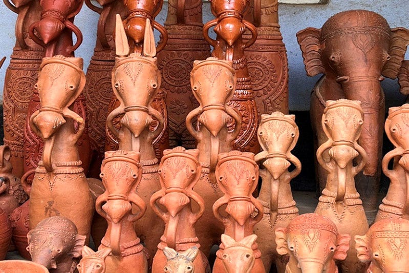 Hidden Treasure: The Terracotta Horse | by Srejonee Art & Creations ...