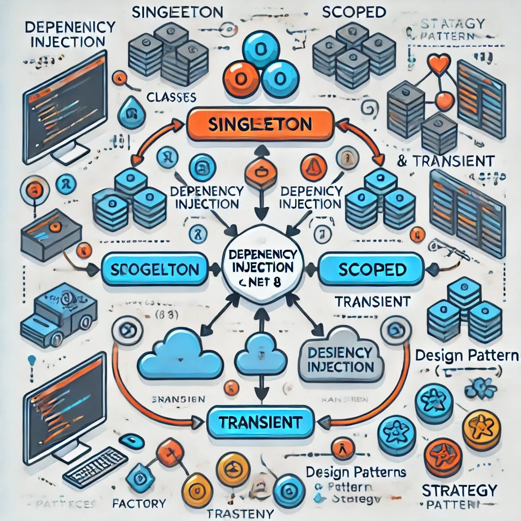 Dependency Injection C#. La inyección de dependencias… | by Byron Román | Medium