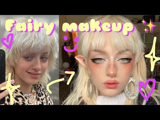 Forest Fairy Makeup Tutorial Halloween Series Fairy Makeup - Grunge ...