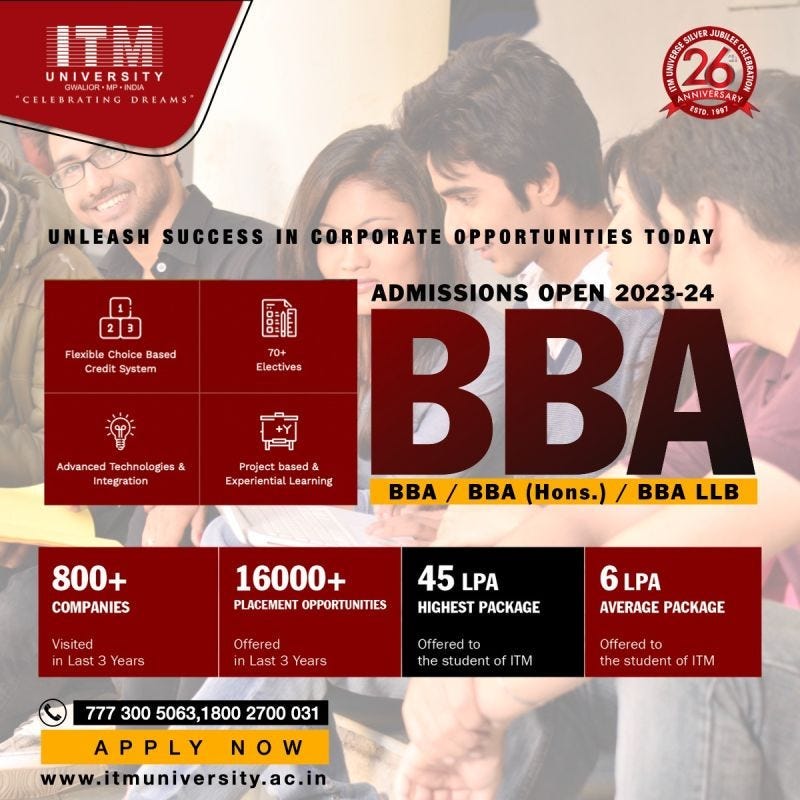 ITM University: The Best Private University in Madhya Pradesh | by ITM ...