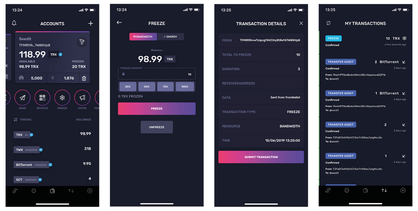 TronWallet — Progress (Sprint 58) | by Augusto Coelho | Medium