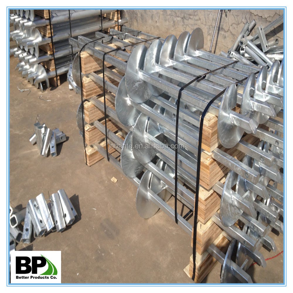 Square Bar Shaft Helical Piles - Grace - Medium
