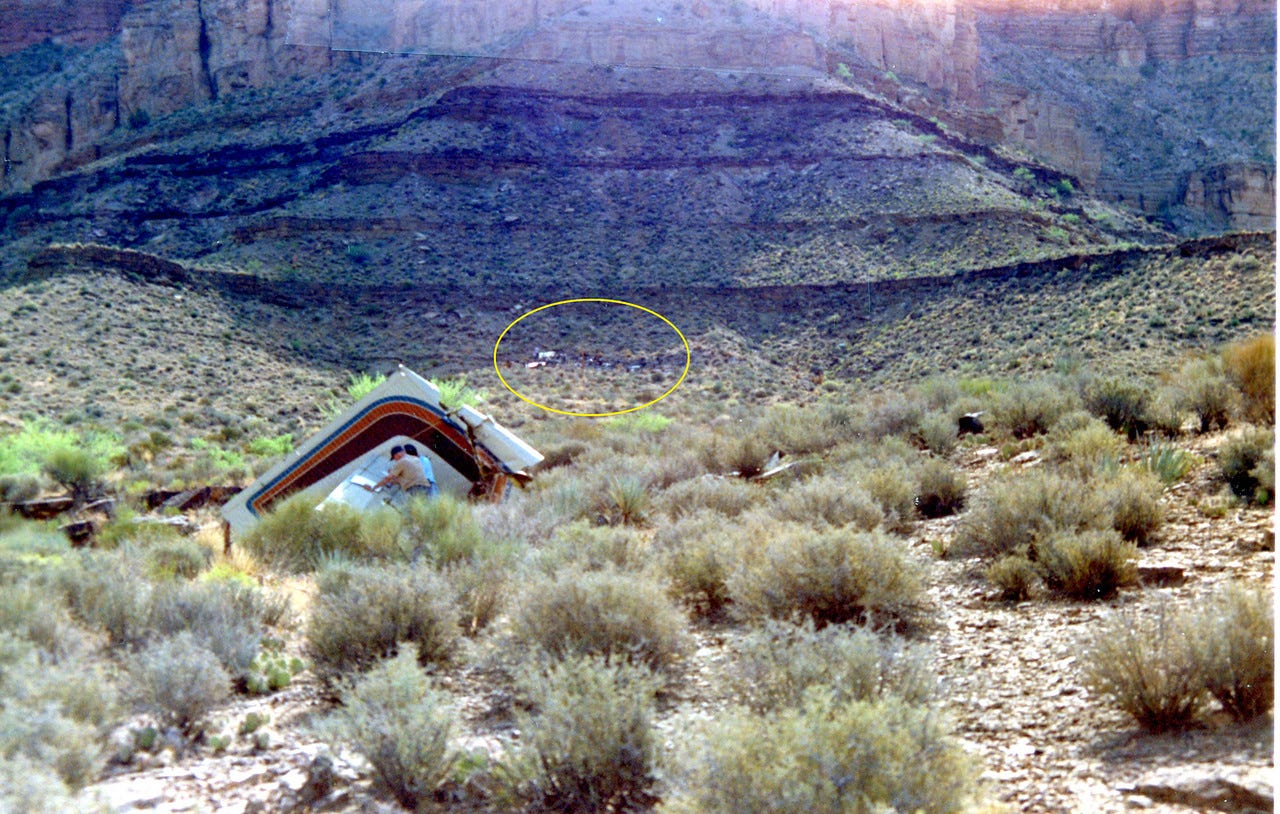 Grand Canyon Twa Crash Site