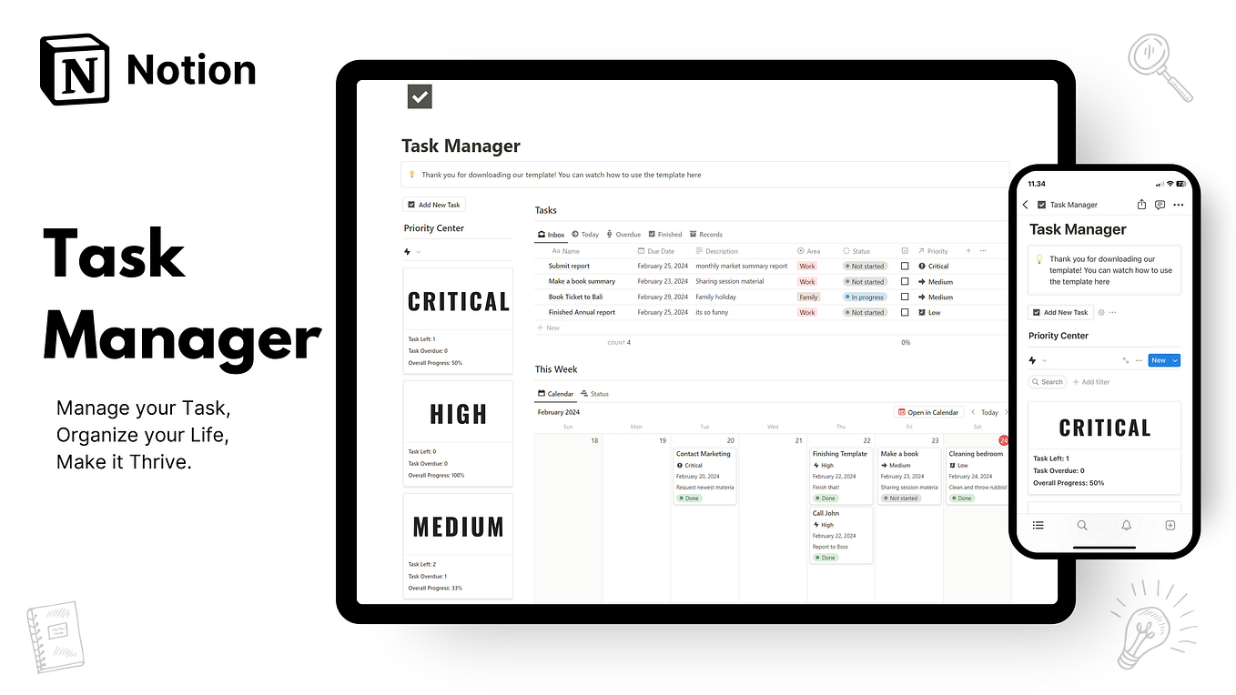 5 Must-Try Notion Templates in 2024 | by Elcovia | Medium