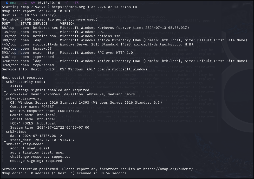 Hackthebox Forest Write Up By Joseph Alan Medium