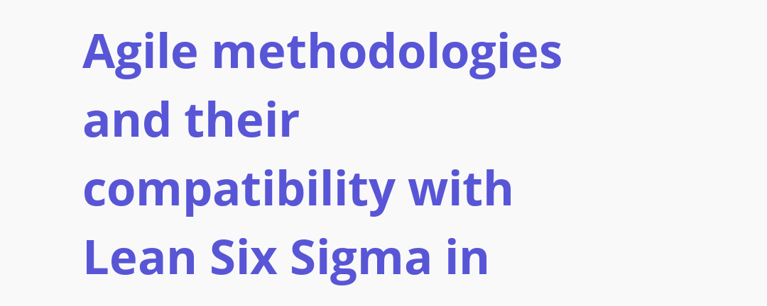 What are team roles and responsibilities when using Lean Six Sigma to ...