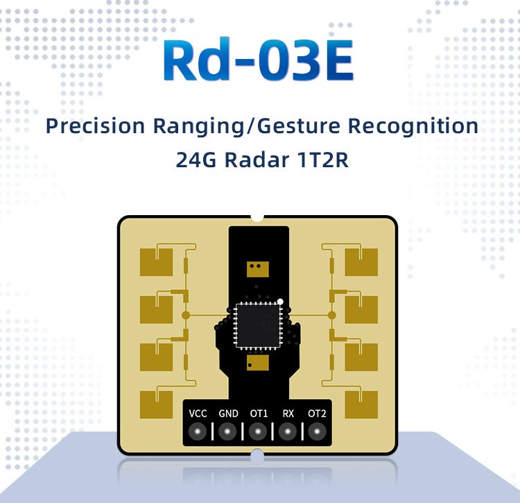 Ai-Thinker 24G radar module Rd-03 use with STM32 to make a siminduction radar light tutorial ...