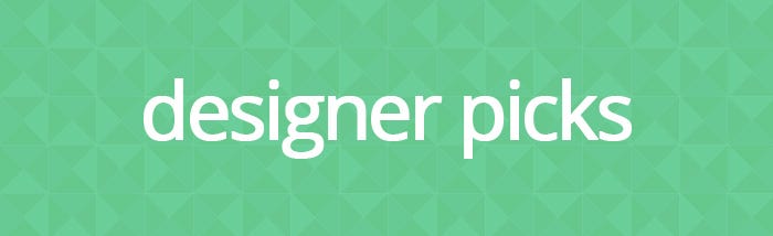 Designer Picks #6. A weekly collection of newly discovered… | by Adam ...