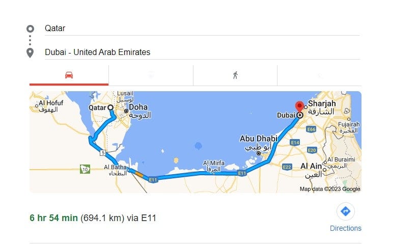 Exploring the Road from Qatar to All UAE Countries: A Comprehensive ...
