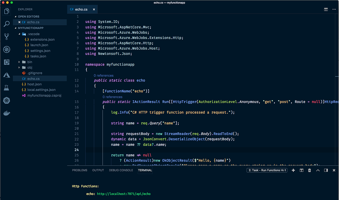 Exploring the Docker Extension for VS Code and .NET Core | by Shayne Boyer | Microsoft Azure ...