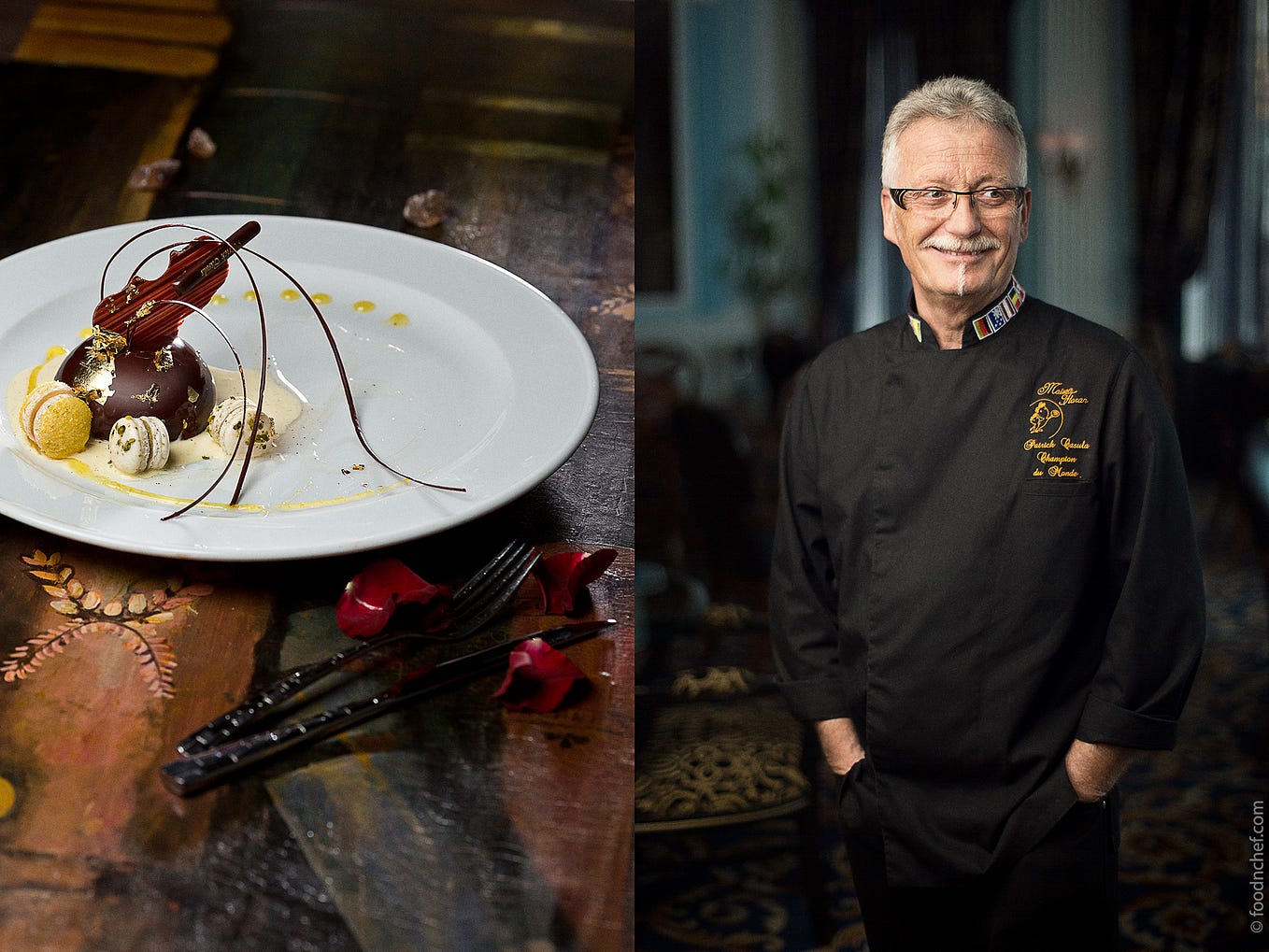 2 Michelin-star Chef, Jean-Pierre Jacob, chef of “Le Bateau Ivre ...