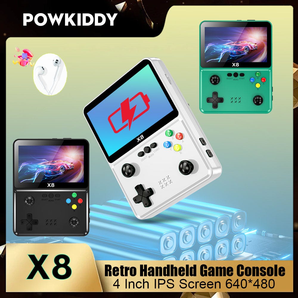 Unleash Nostalgic Gaming with the X6: Dive into 10000+ Games and 11 ...