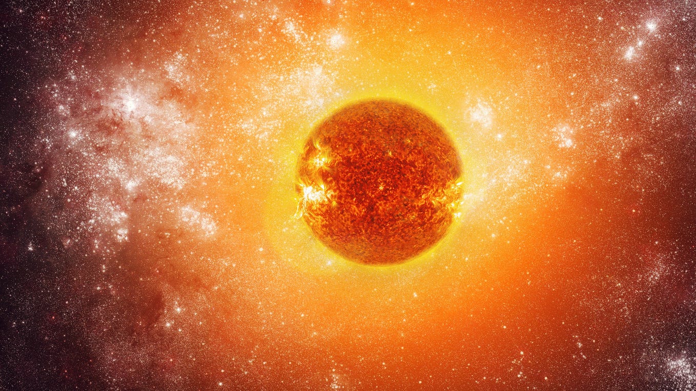 Relative size of Sun with Largest Star — Size Comparison | by Infinite ...