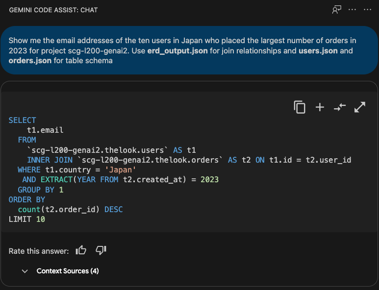 Implement Function Calling With Gemini To Query Backend Sql Systems