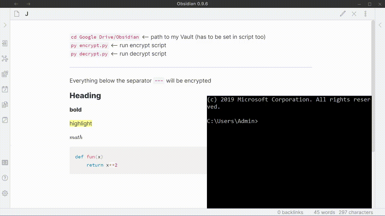 Encrypt your Obsidian notes. Encrypt and decrypt individual files… | by ...