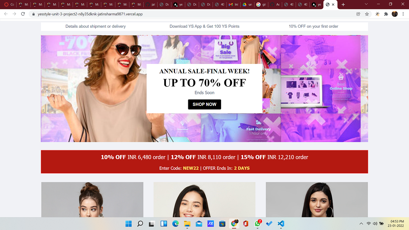 The Clone of Nike website. Hello everyone, | by Roshanindane | Medium