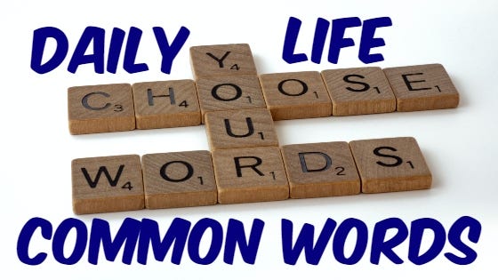 Common Words used in Daily Life in English Part 2 | by Hindi Me Sab ...