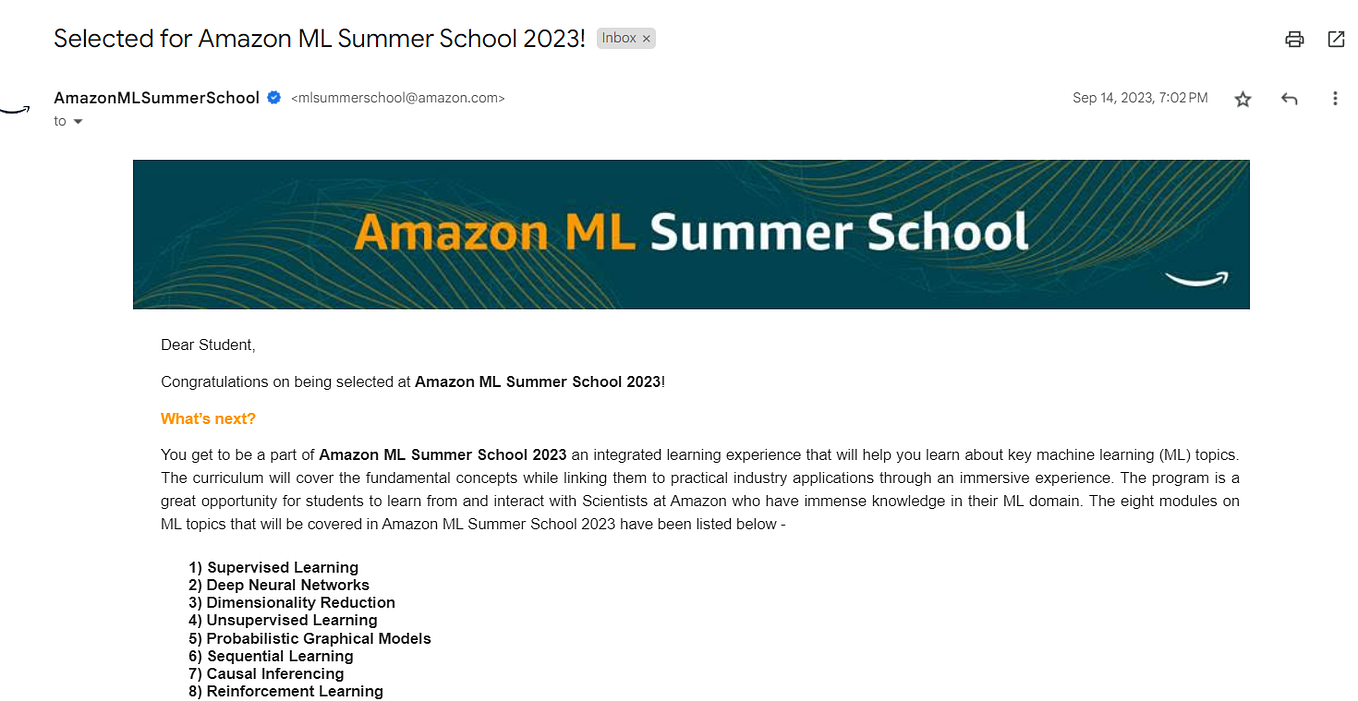 My Amazon ML Summer School 2022 Experience | by SMRITI SRIVASTAVA | Medium