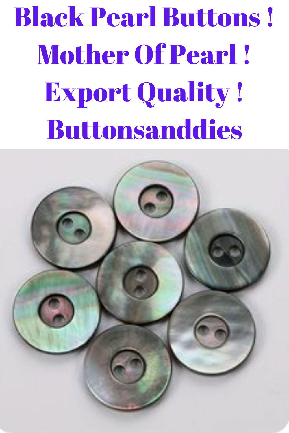 Golden Ring Buttons ! Black Pearl !export Quality ! Buttonsanddies | by ...