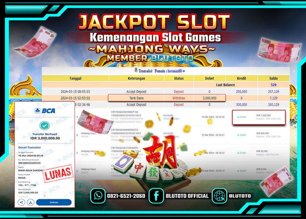 BUKTI JACKPOT SITUS BLUTOTO SLOT POKER MANIA PRAGMATIC PLAY - Cs - Medium