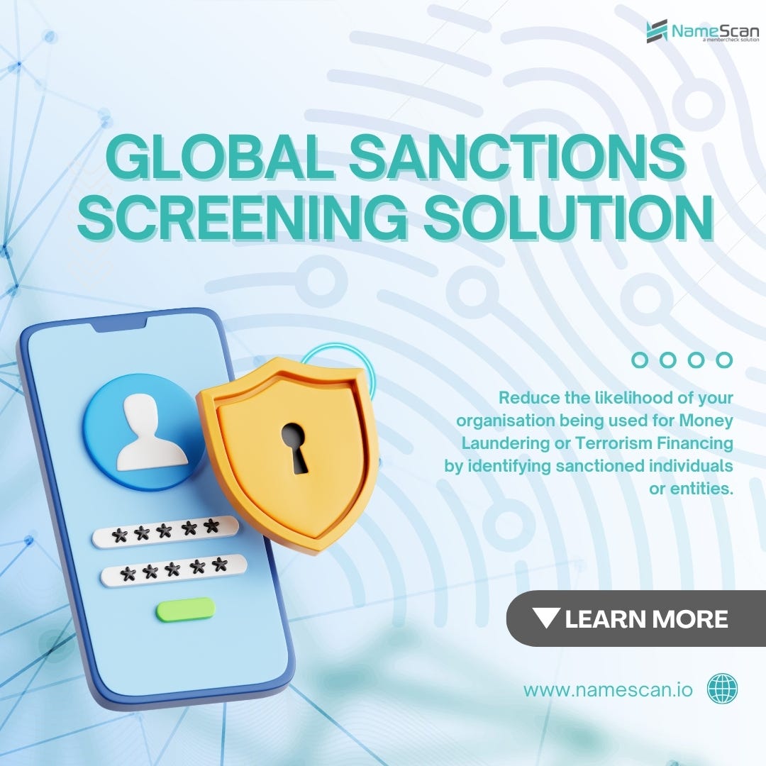 Anti-Money Laundering Solutions: The Importance of NameScan | by ...