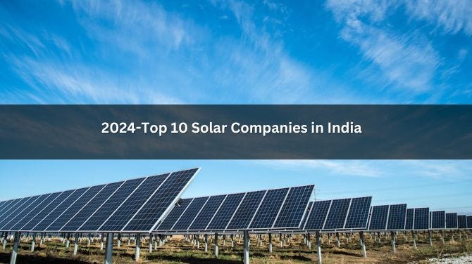 Top 10 Solar EPC Companies in India 2024 | by Bluebird Solar | Medium