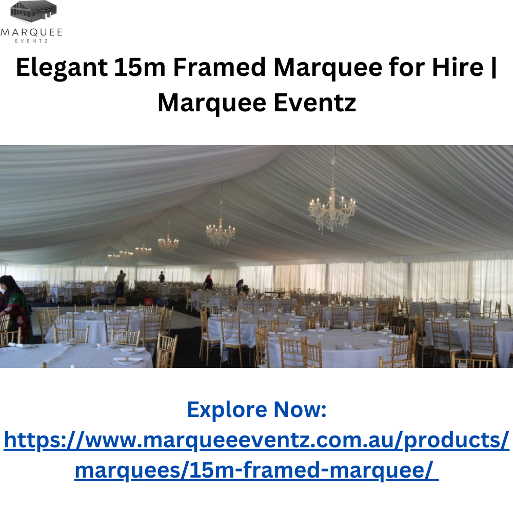 Elegant 20m Marquee for Weddings & Events — Marquee Eventz | by ...