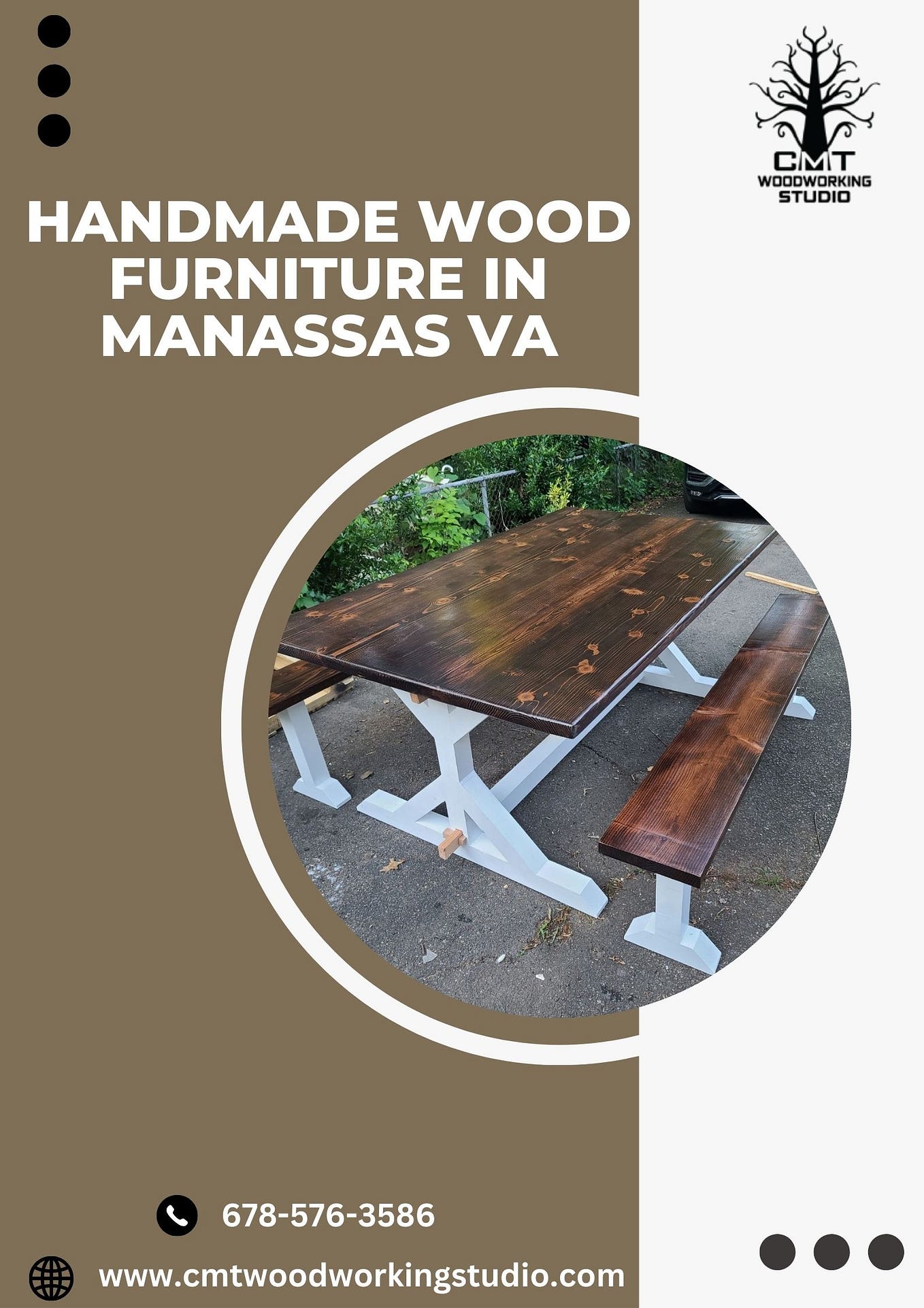 Handcrafted Custom Wood Furniture in Manassas, VA - CMT Woodworking ...