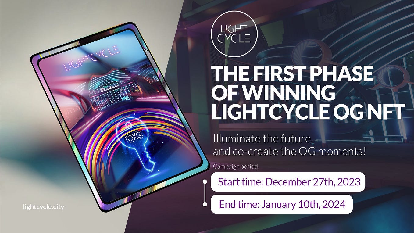 LightCycle OG NFT Minting: Your Journey in the Metaverse Continues! | by LightCycle City | Medium