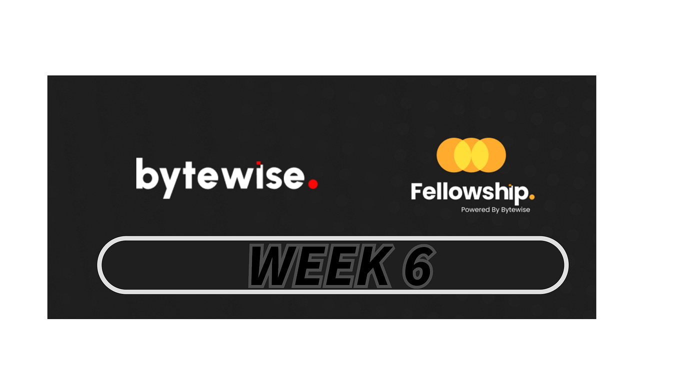 Week 5 Bytewise Fellowship Report | by Syed Muhammad Shahir Ul Haq | Aug, 2024 | Medium