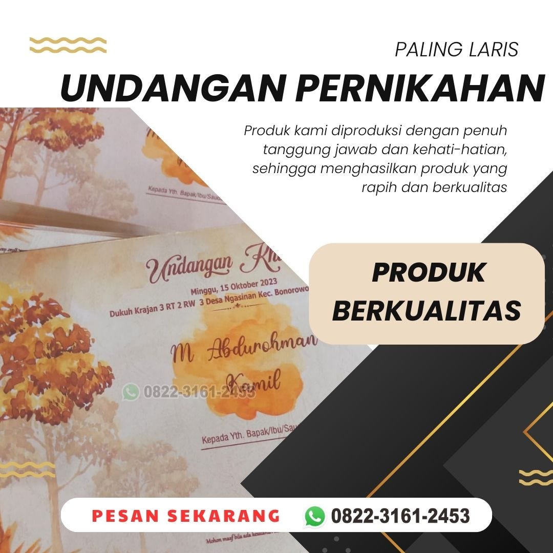 SPESIAL-WA O822 3161 2453 template undangan pernikahan Dapurang ...
