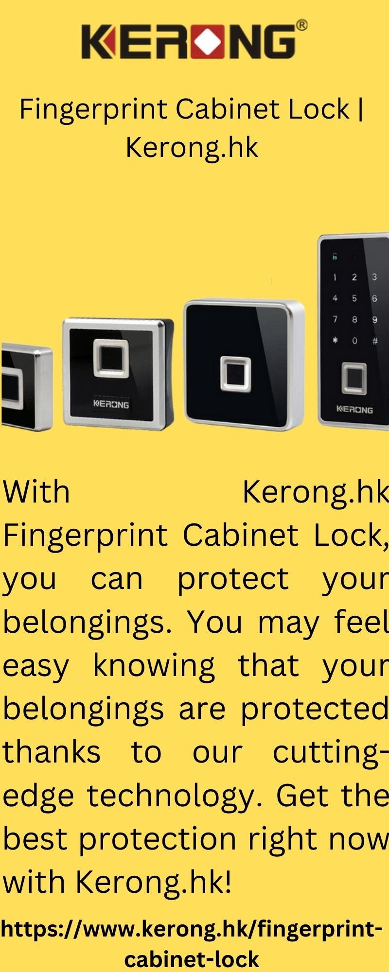 Digital Cabinet Lock | Kerong.hk - Kerong - Medium