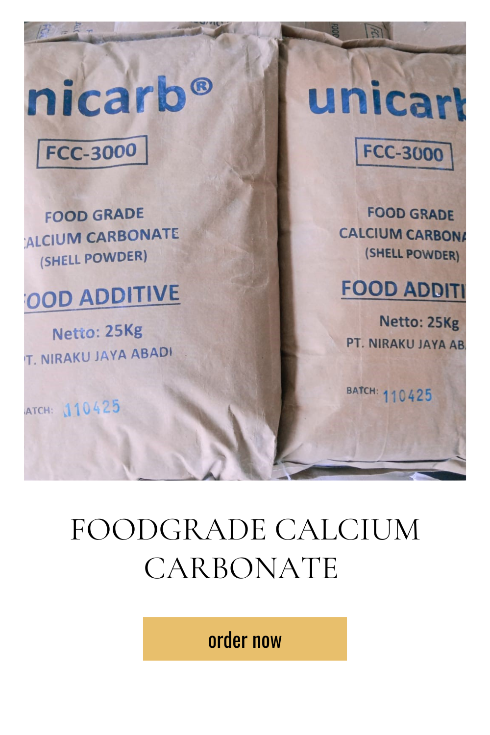 UNICARB ZINC STEARATE 8000 - Niraku Jaya Abadi - Medium