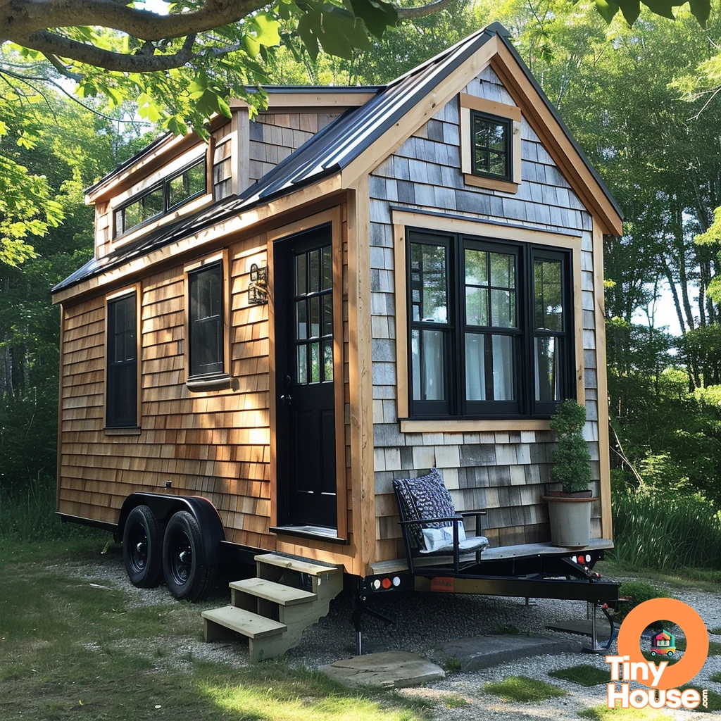 Charming French Country Tiny House on Wheels - Peter Velin - Medium