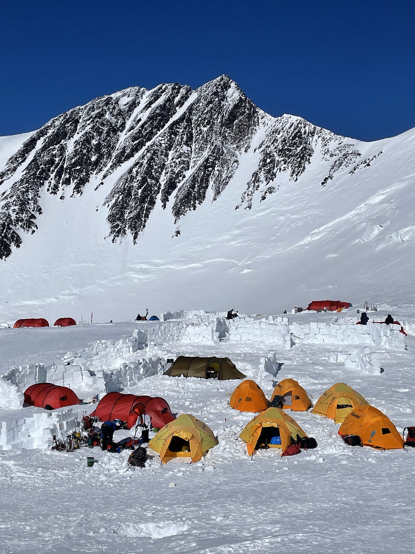 Red Icy Gravity. Late in the night on a snowy evening in… | by Drew O ...