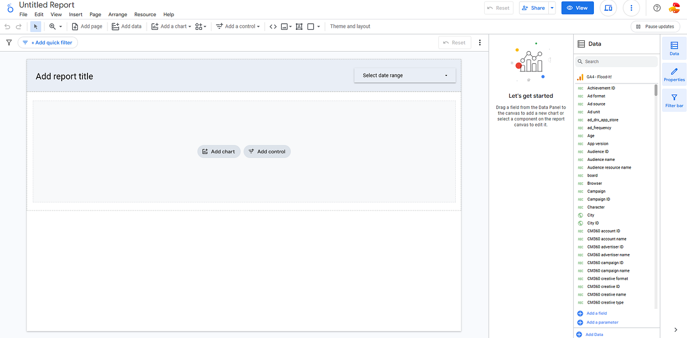 How to use several date range controls on a same page in Looker Studio? | Medium